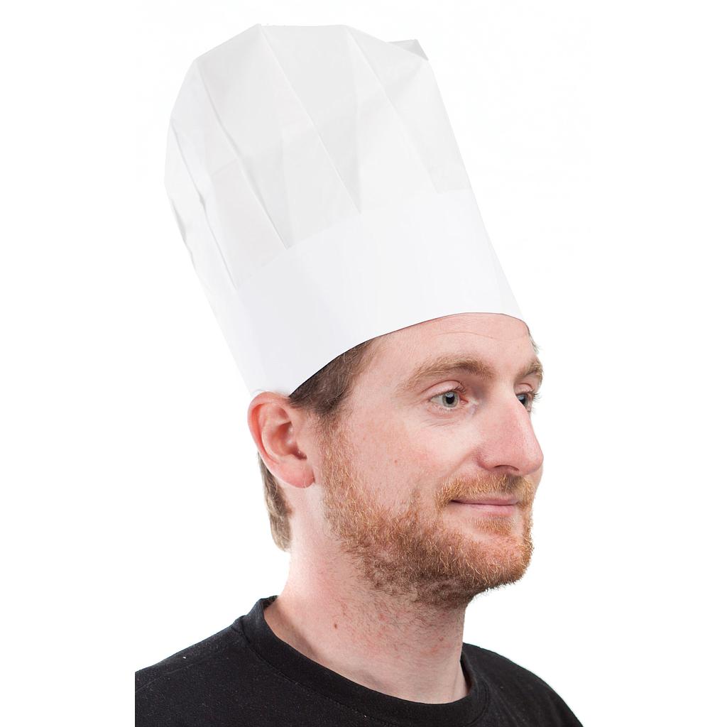 TOQUE PAPIER REGLABLE BLANC | Kalissya